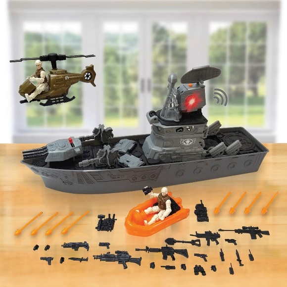 kid connect | Toys | New In Box Kid Connection Battle Ship Play Set39 ...